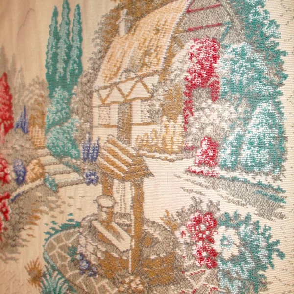 Antique English Tapestry - Etsy