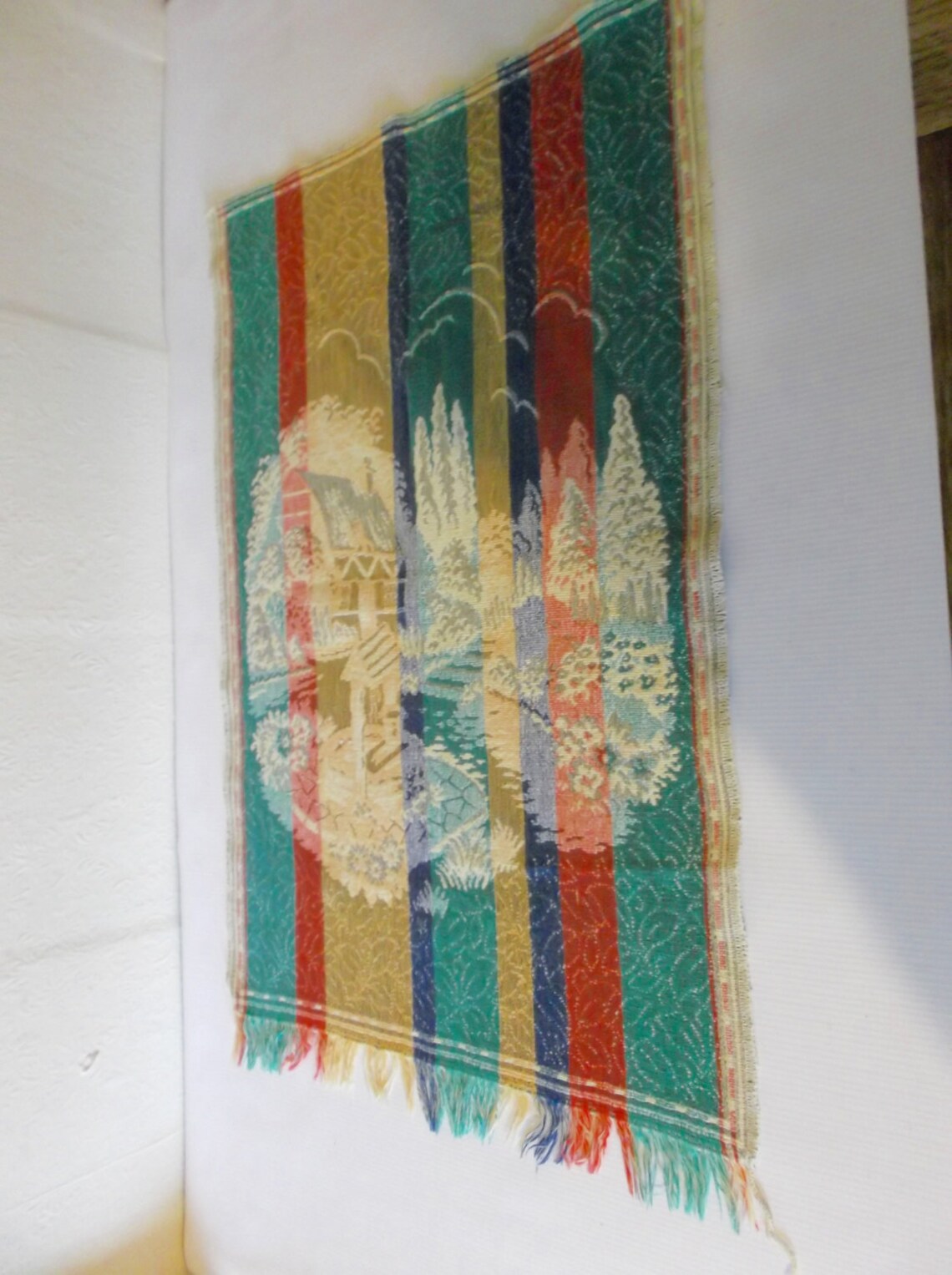 English Victorian Edwardian Antique Tapestry Country Cottage Decor - Etsy