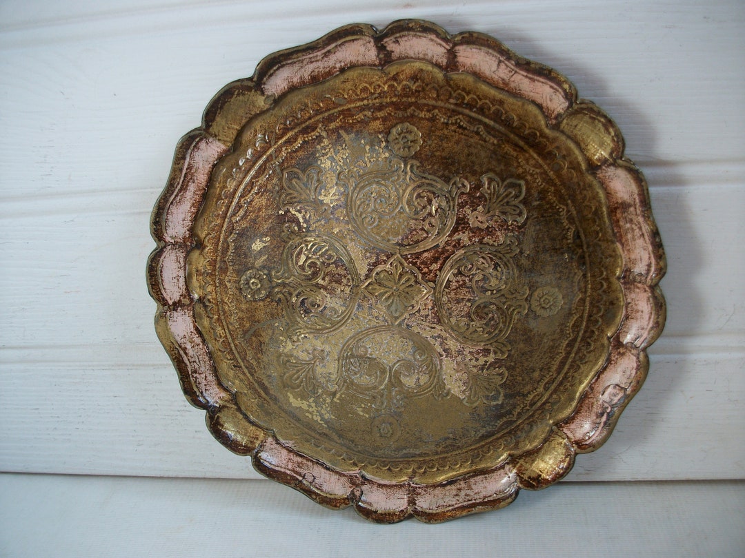 Vintage Italian Baroque Boudoir Tray Souvenir of Italy - Etsy