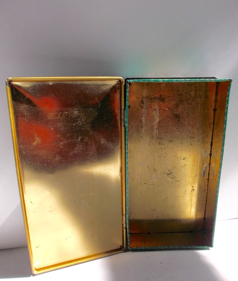 Antique Victorian English Candy, Sweets and Biscuit Writing Box Tin ...