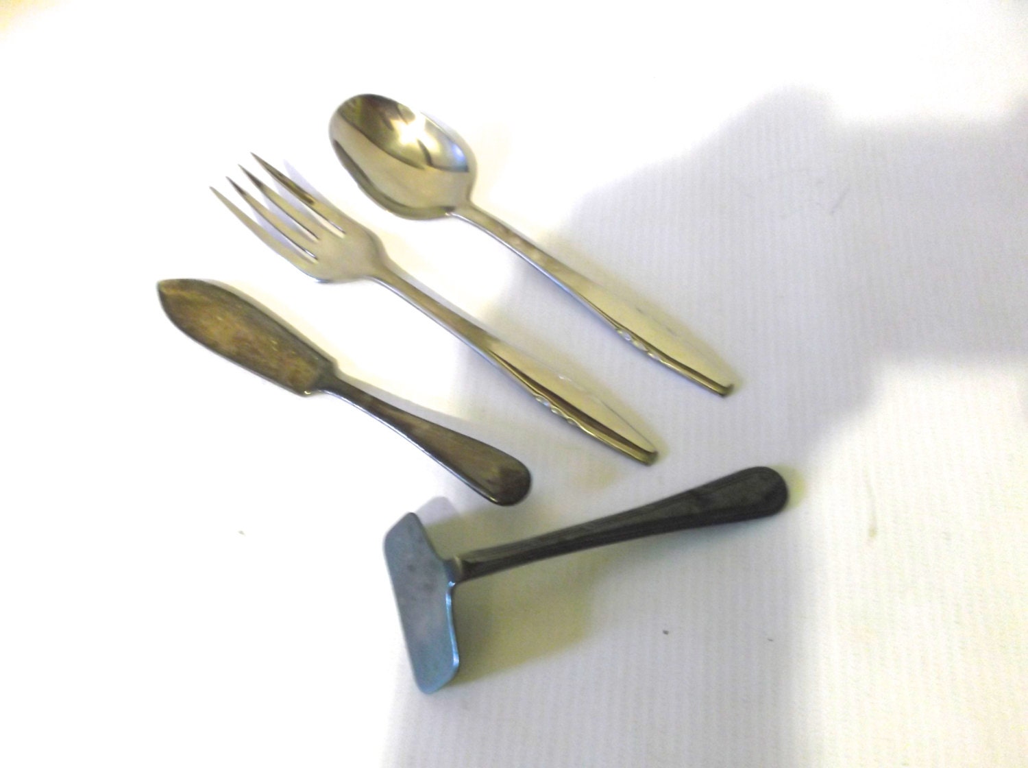 Fork Spoon And Eiffel Tower