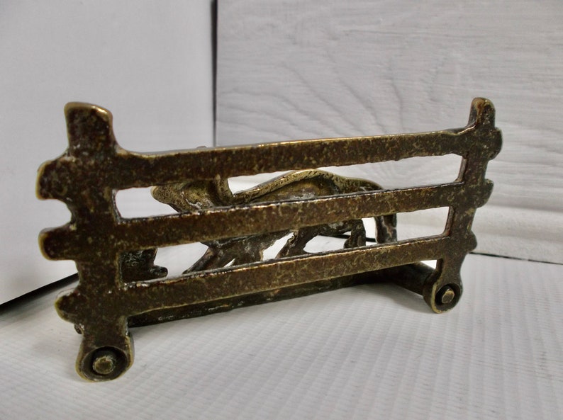 Antique Brass Letter Holder Circa 1900s English Countryside | Etsy