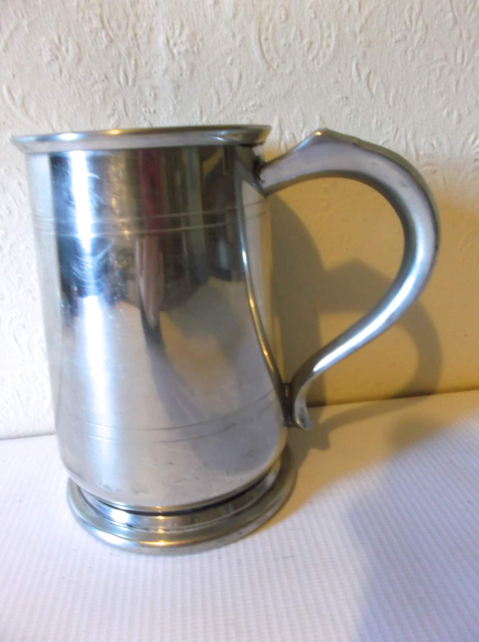 Vintage English Sheffield Pewter Tankard Silver Metal Pub Mug | Etsy