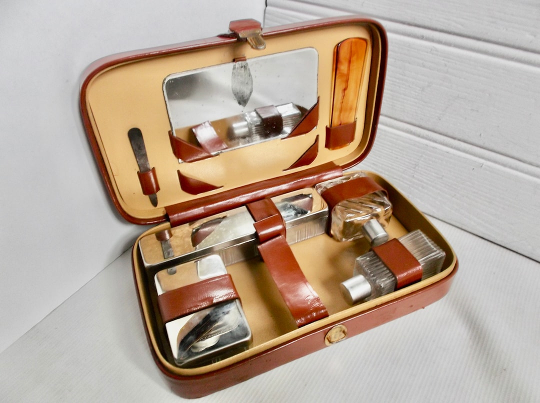 Vintage French Travel Vanity and Grooming Case - Etsy
