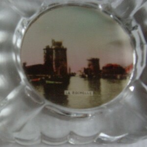 Vintage Art Deco French Souvenir Glass La Rochelle France Dish - Etsy