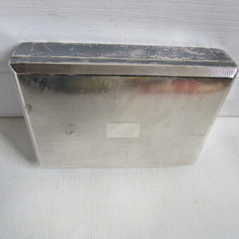 Silver Card Box - Etsy