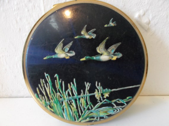 Vintage Stratton Round Mirror Powder Compact 1960s 19… - Gem