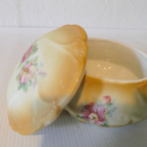 Victorian Edwardian Boudoir Jar 1900s Porcelain Rose Container - Etsy