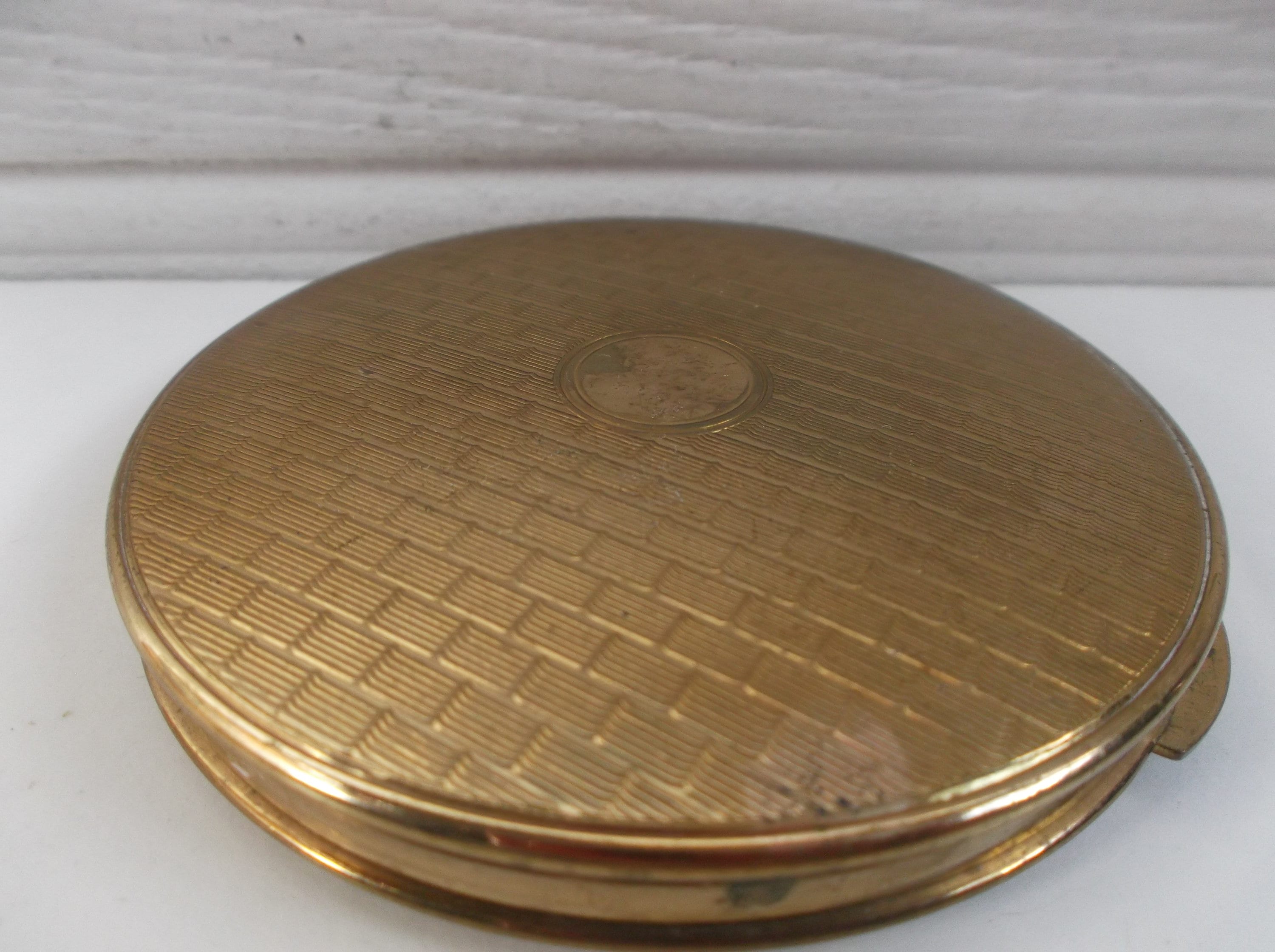 Vintage Brass Powder Compacts