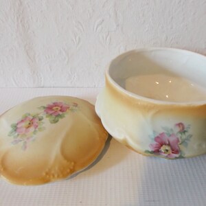 Victorian Edwardian Boudoir Jar 1900s Porcelain Rose Container - Etsy