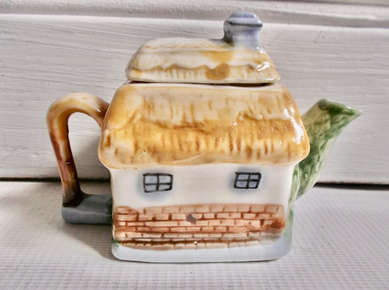 Vintage English Country Cottage Tea Pot Cottagecore Decor - Etsy UK