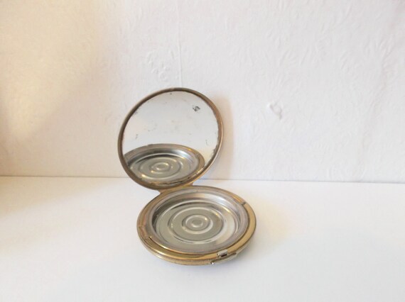 Vintage Stratton Round Mirror Powder Compact 1960s 19… - Gem