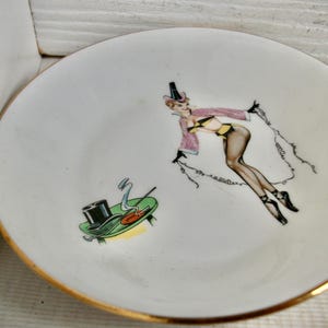 Vintage MCM Burlesque Boudoir Pin Dish - Etsy
