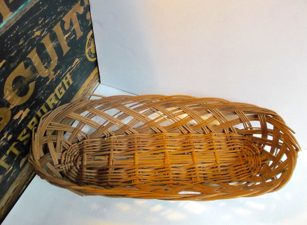 Vintage French Bread Basket - Etsy