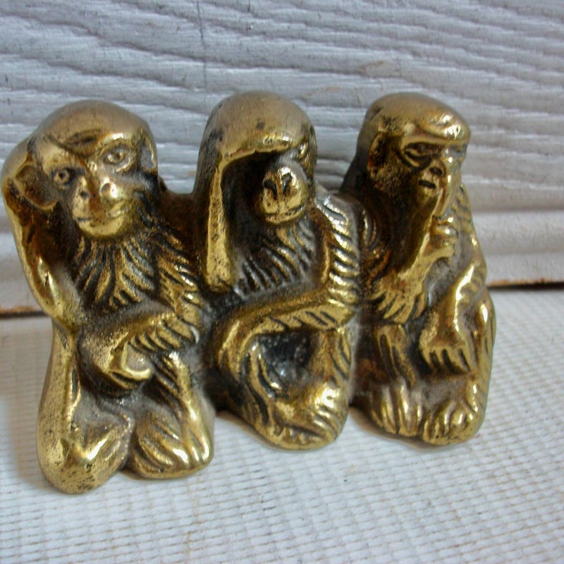 Three Wise Monkeys - Etsy
