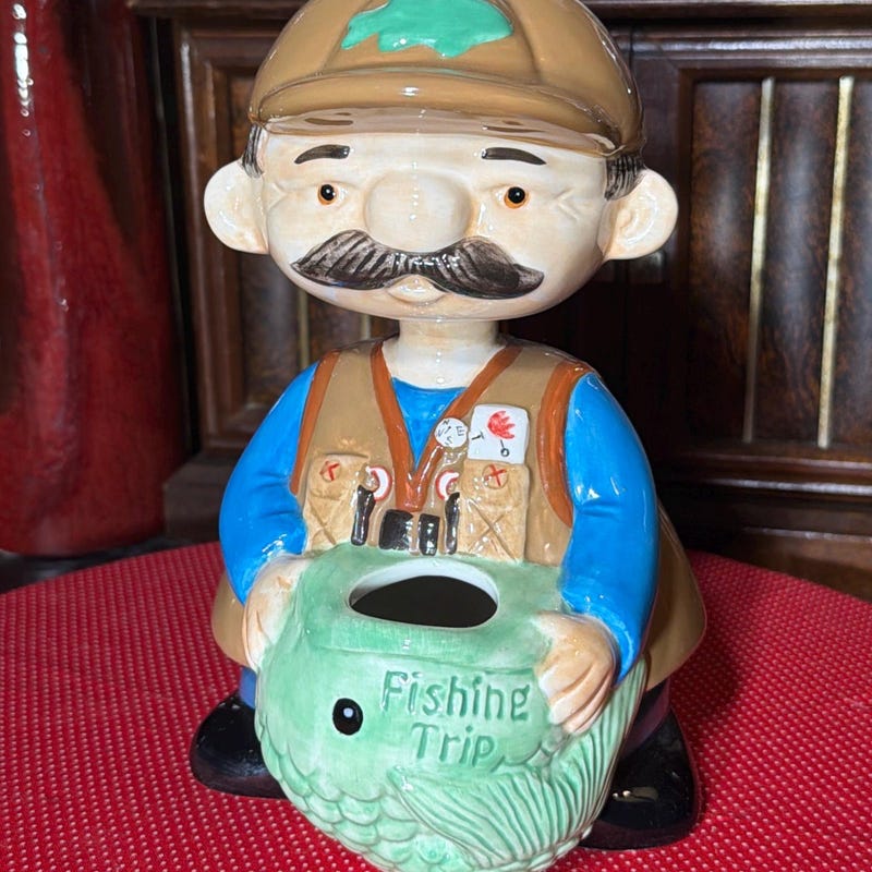 Bobble Head Piggy Bank - Etsy