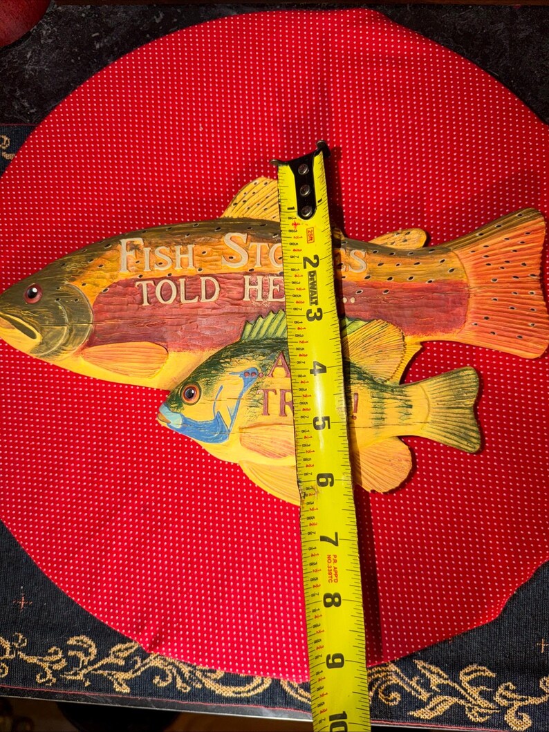 FIGI Graphics Inc. 1996 "fish Stories Told Here... All True!" Wall ...