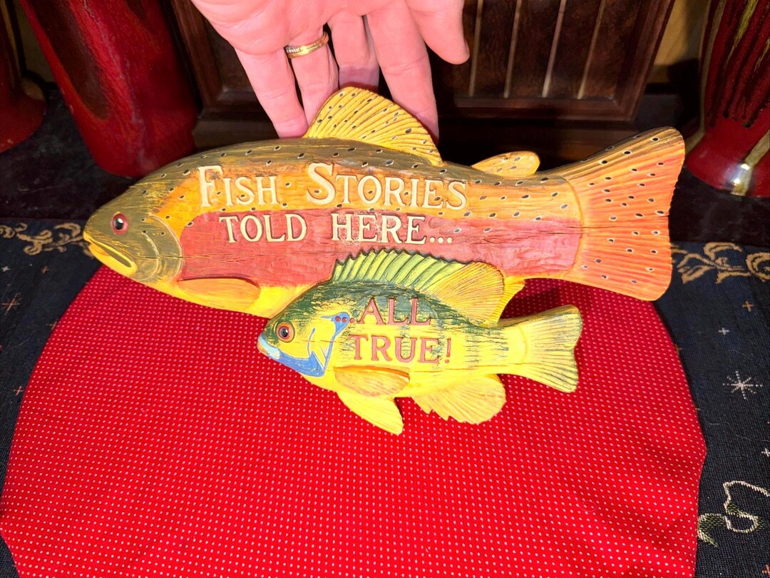 FIGI Graphics Inc. 1996 "fish Stories Told Here... All True!" Wall ...