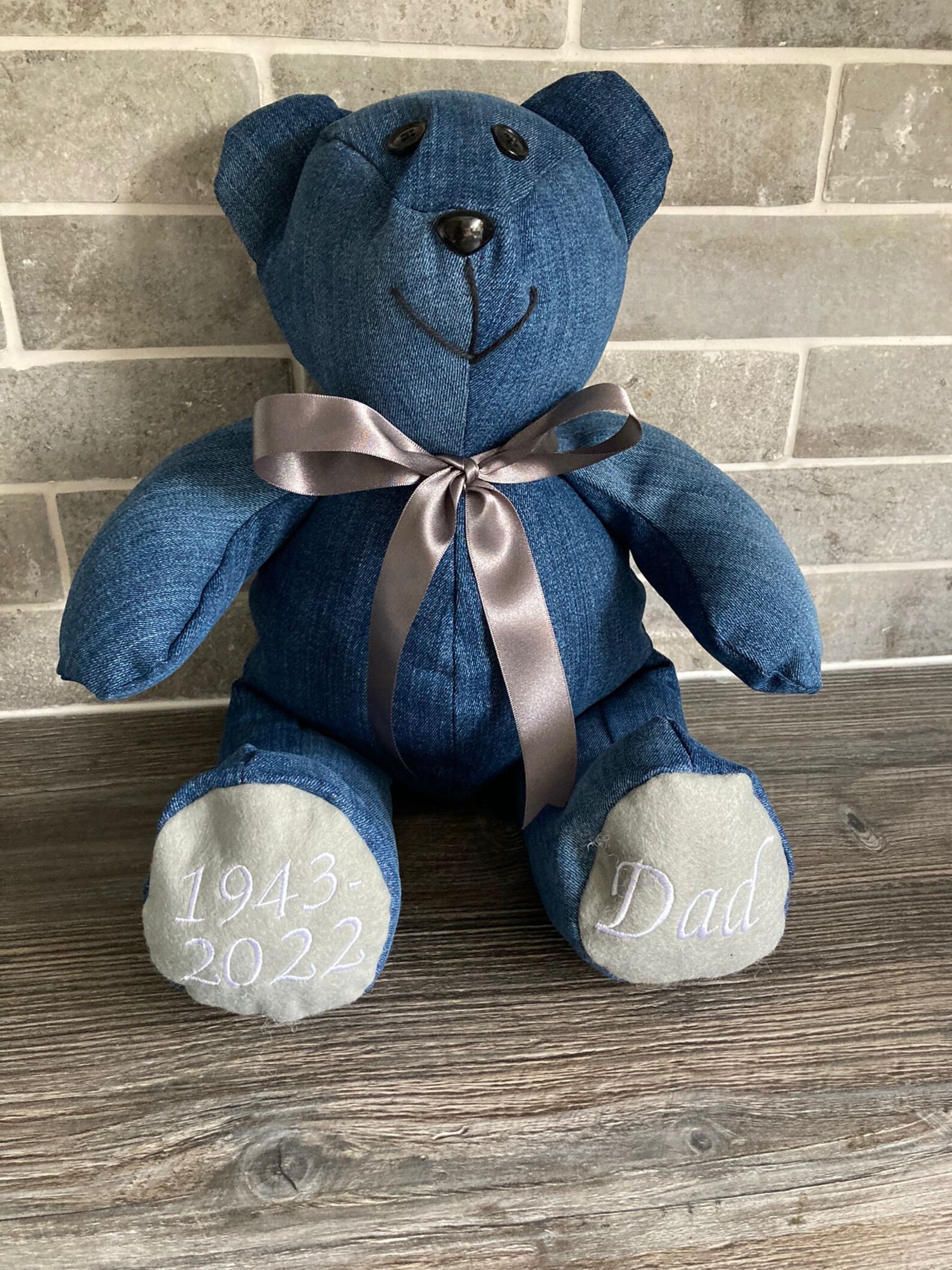 Memory Bear Handmade Personalised Keepsake Remembrance - Etsy