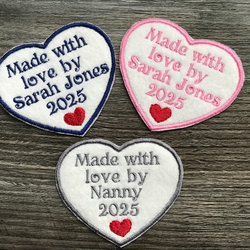 Heart Shaped Labels - Etsy