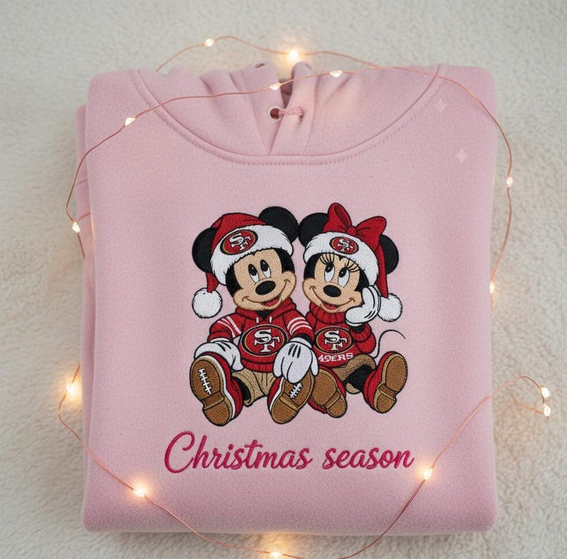San Francisco 49ers Disney Couple Embroidery File - Etsy