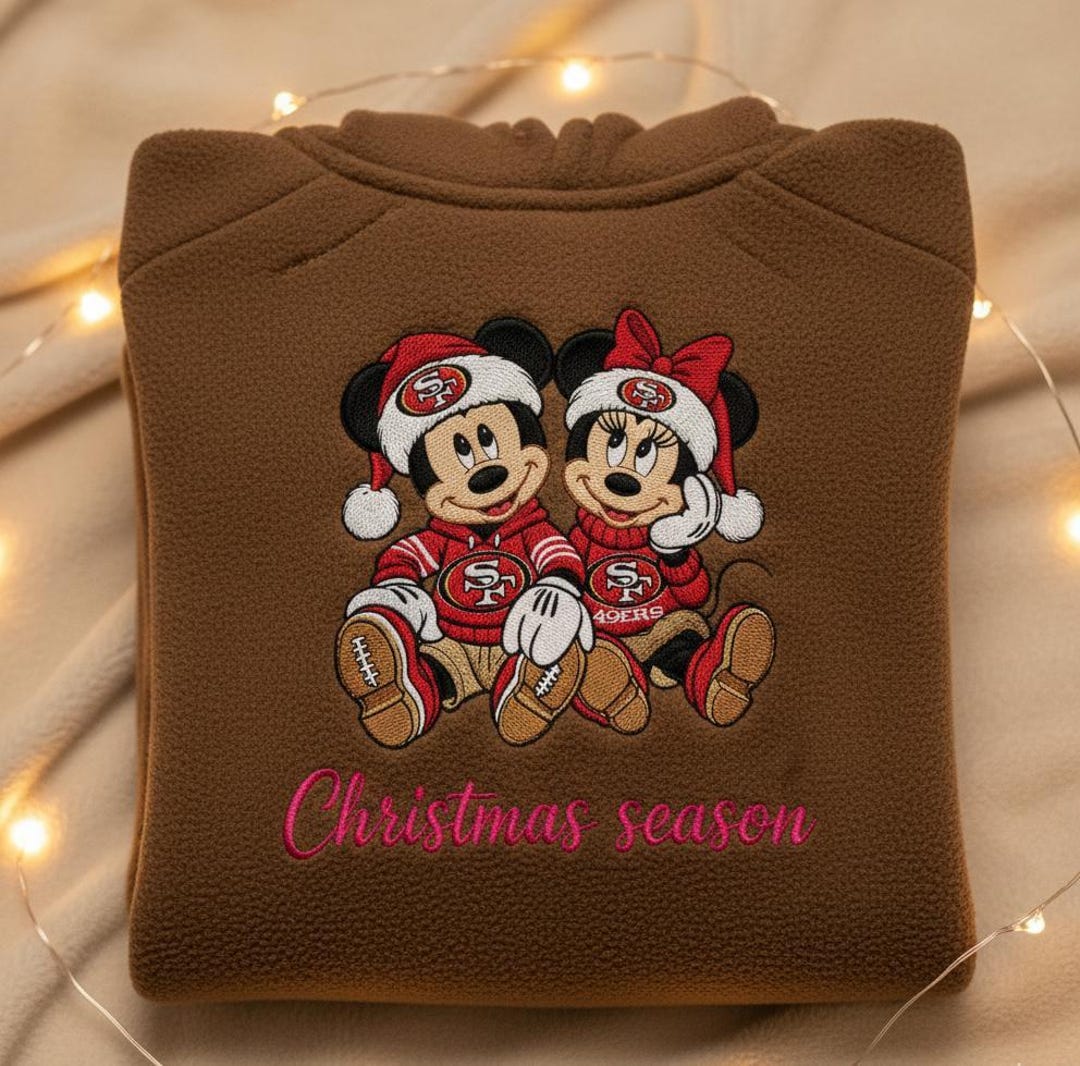 San Francisco 49ers Disney Couple Embroidery File - Etsy