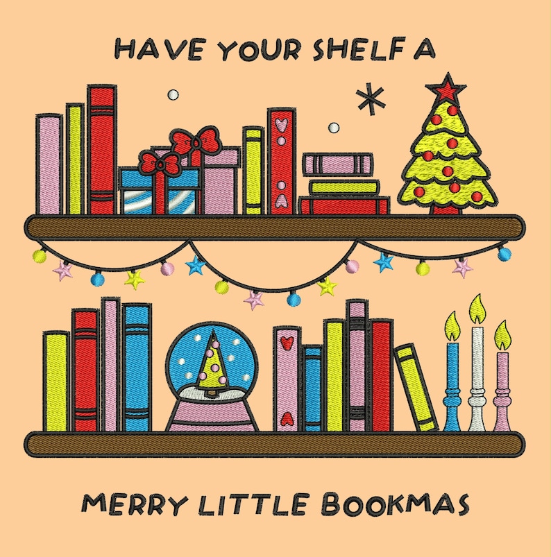 Merry Little Bookmas - Etsy