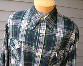 Tartan plaid shirt | Etsy