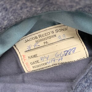 Vintage 70's - 80's -jacob Reeds Sons- Men's Pea Coat. Citadel Cadet ...