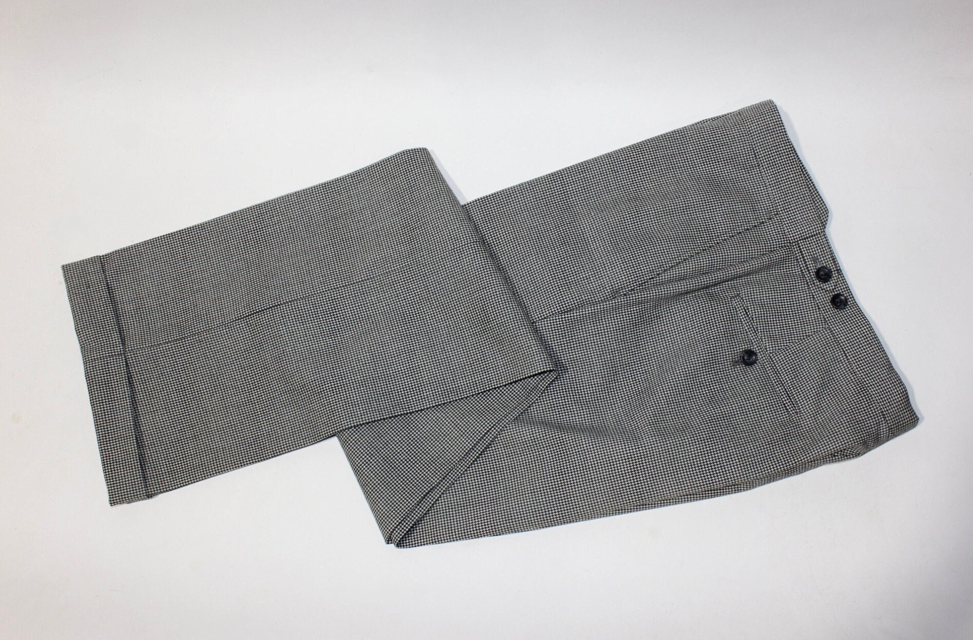 Vintage 70's - 80's -unknown Maker- Men's Pants. Flat Front Vintage 70's - 80's -unknown Maker- Men's Pants. Flat Front