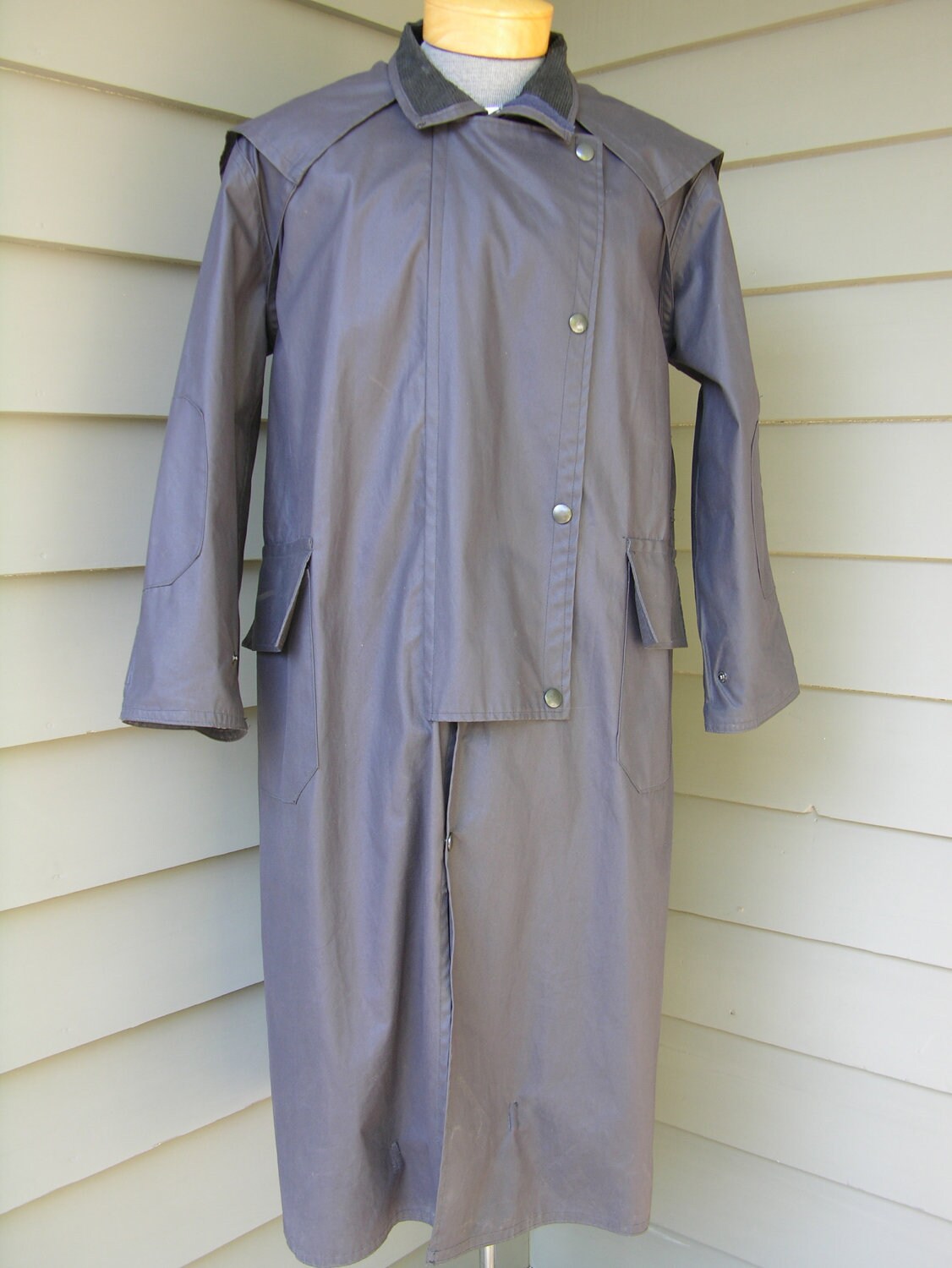 Vintage Edward Goddard LTD. Waxed Cotton Raincoat - Riding 'duster ...