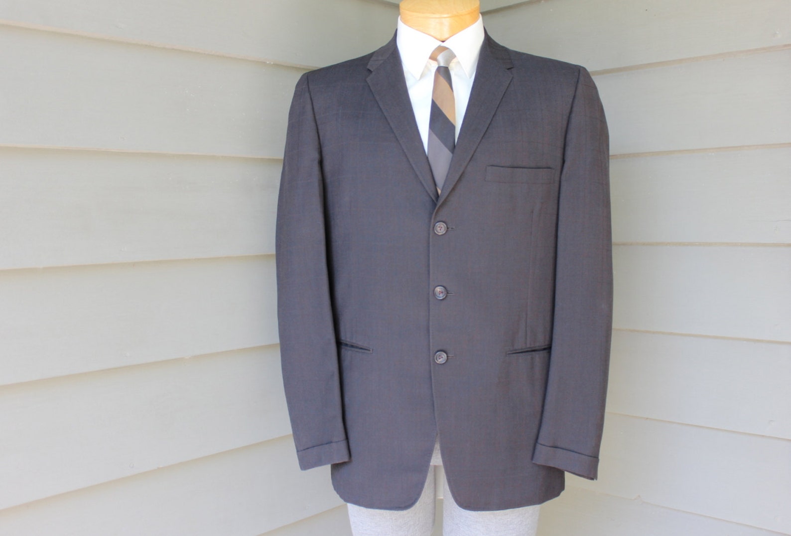 Vintage Early 1960's Men's -louis Roth- Suit Coat. Narrow Lapel ...