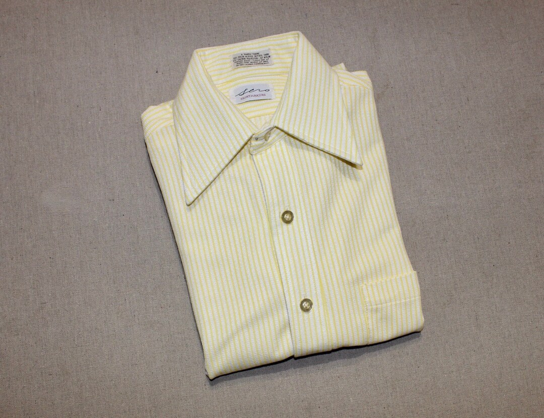 Vintage 1970's -sero- Men's Long Sleeve Leisure Shirt. 'new Old Stock ...