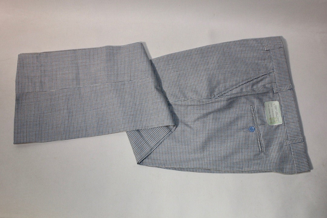 Vintage 1970's -palm Beach- Men's Tattersall Pants. 'new Old Stock' 100 ...