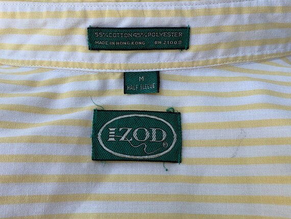 vintage 1980's -Izod- Men's short sleeve shirt. Rivie… - Gem