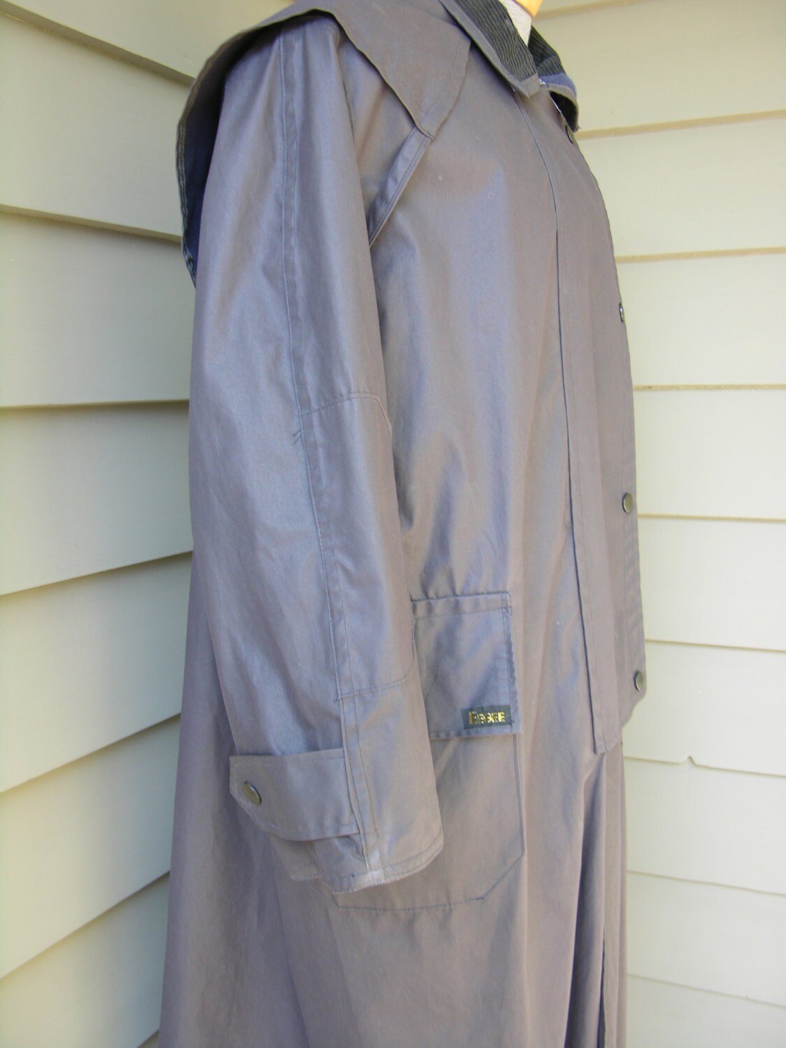 Vintage Edward Goddard LTD. Waxed Cotton Raincoat - Riding 'duster ...