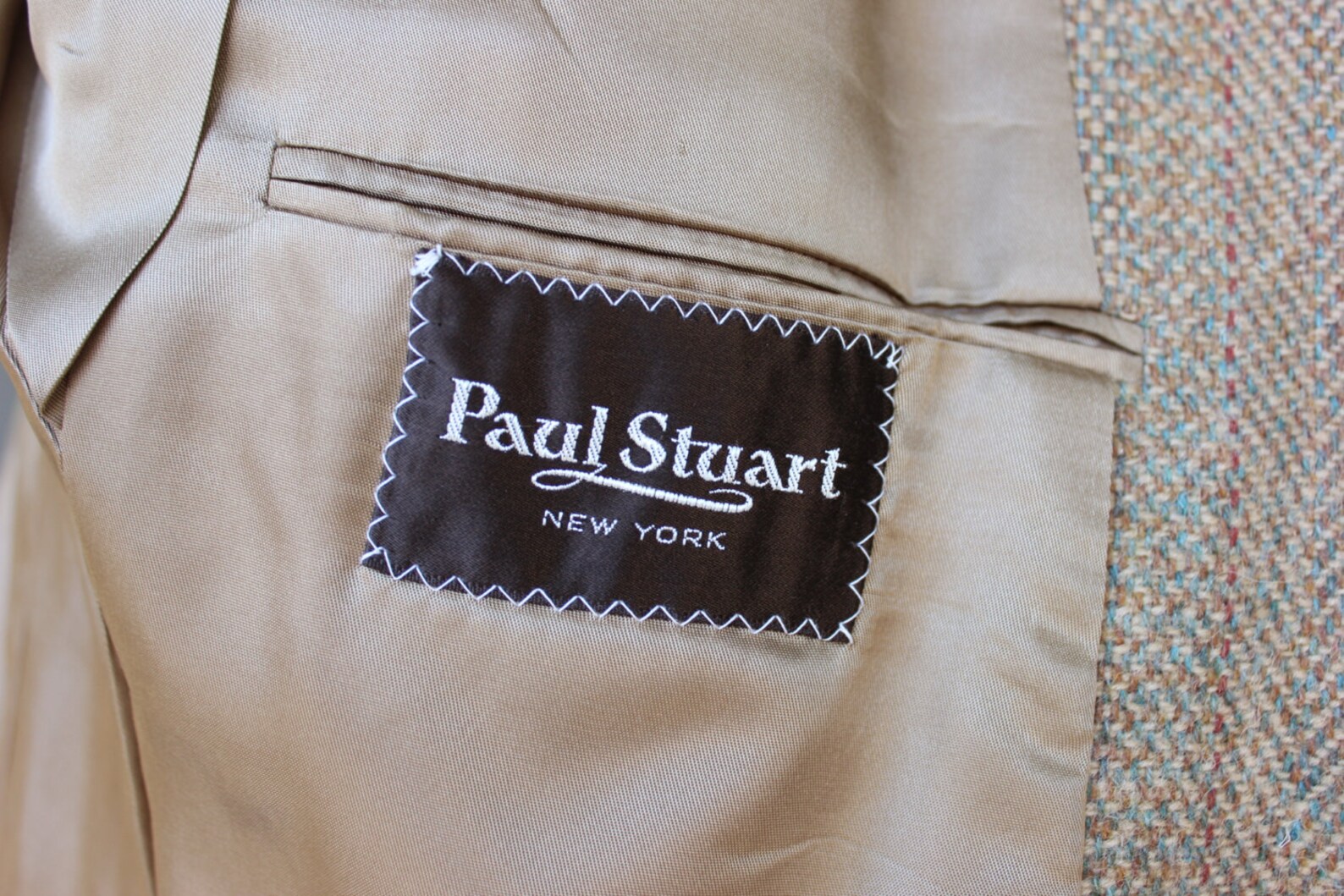 Vintage 70's 80's paul Stuart Men's Sport Coat. Colorful Tweed Perfect ...