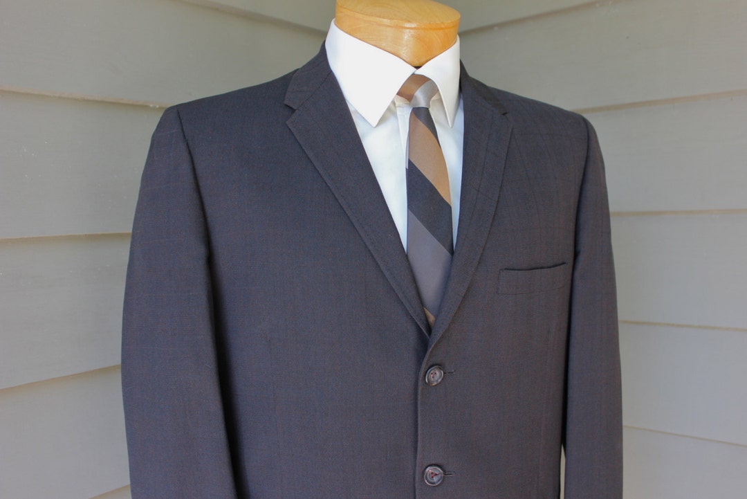 Vintage Early 1960's Men's -louis Roth- Suit Coat. Narrow Lapel ...