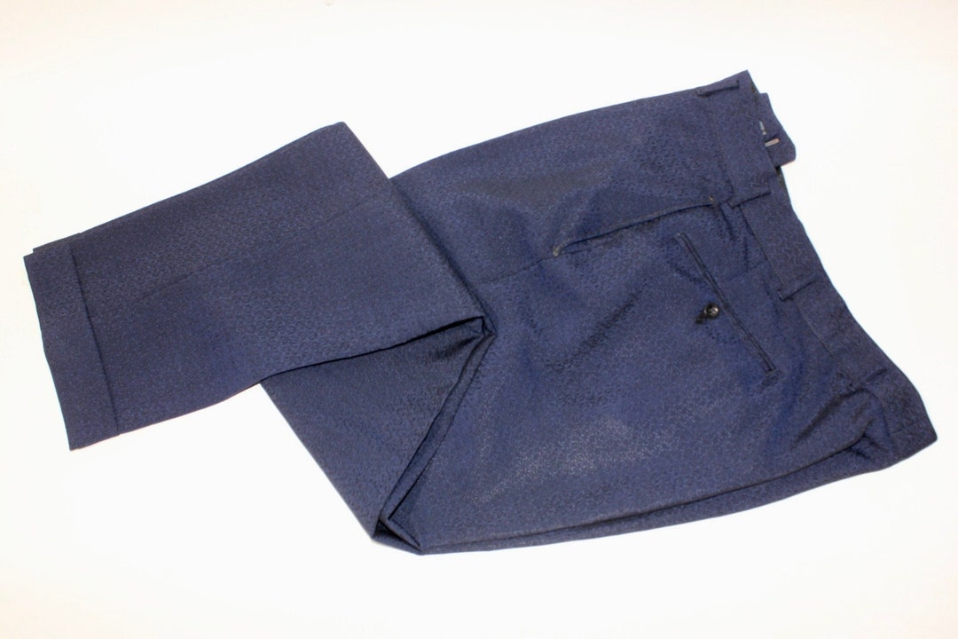 Vintage 50's - 60's -alexandre- Men's Pants. Flat Front - Dropped Belt Loops - Tapered Leg ...
