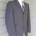Vintage Early 1960's Men's louis Roth Suit Coat. Narrow Lapel Turnback ...