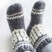 Fair Isle Oslo Boots for Adults - Crochet Slipper PDF Pattern - Instant ...