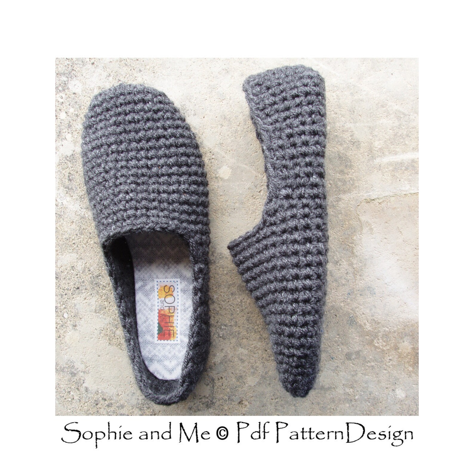 Plain Basic Sc-slippers Crochet Pattern Instant Download | Etsy