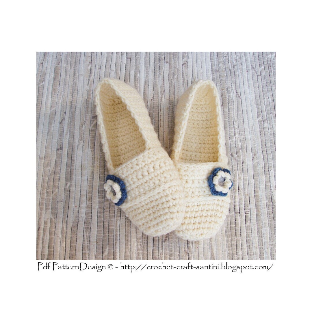 Wooly Winter Loafers Basic Crochet Pattern Instant - Etsy