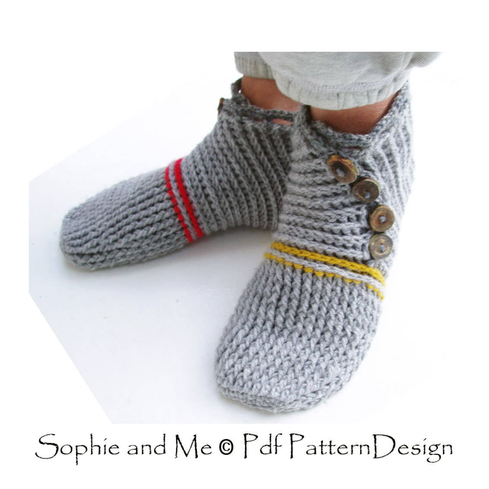 Wrap and Button Adult Booties - Crochet Pattern - Instant Download - Etsy