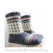 E-BOOK Fair Isle Slipper-boots for Adults, Including CROCHET Soles ...