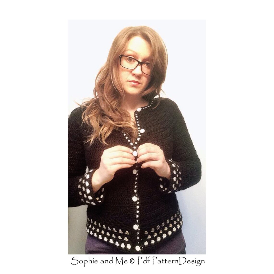 Round Yoke Short Jacket Crochet Pattern Instant Download | Etsy