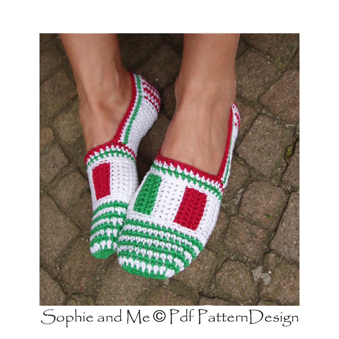 Color Block Slippers/espadrilles Crochet Pattern Instant | Etsy