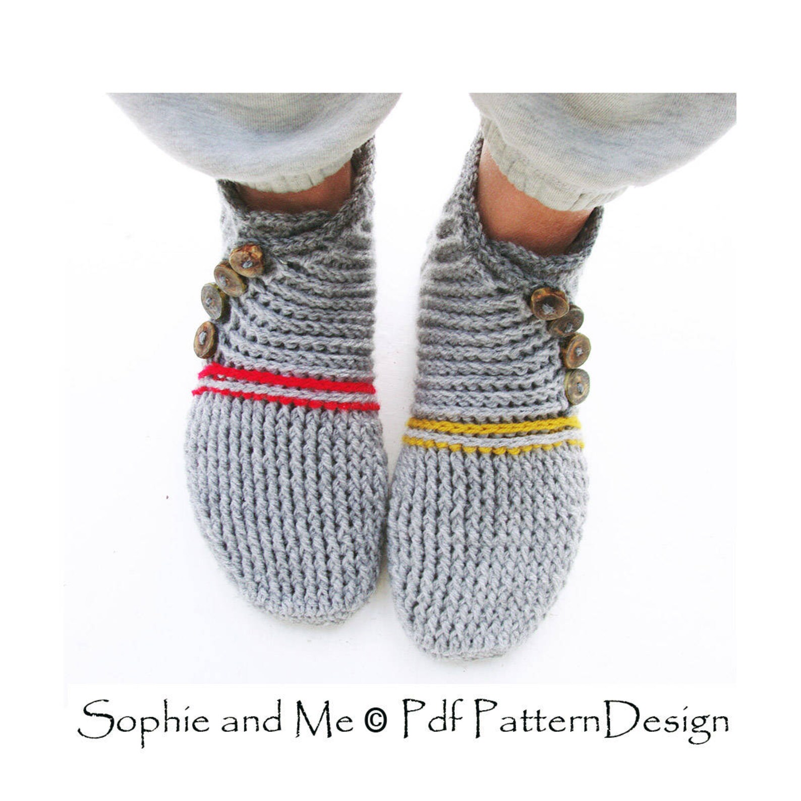 Wrap and Button Adult Booties - Crochet Pattern - Instant Download - Etsy