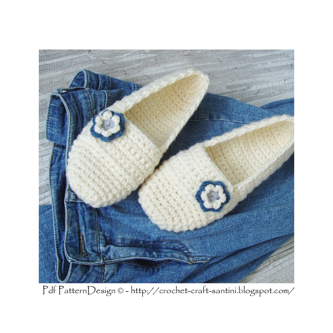 Wooly Winter Loafers - Basic Crochet Pattern - Instant Download Pdf - Etsy