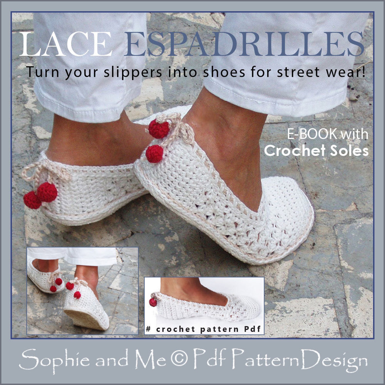 Lace Slippers/espadrilles Crochet Pattern Instant Download | Etsy